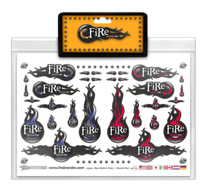 FLAME DECALS, RC DECALS, RC Logo decals, sponsor decals, rc sponsor ...