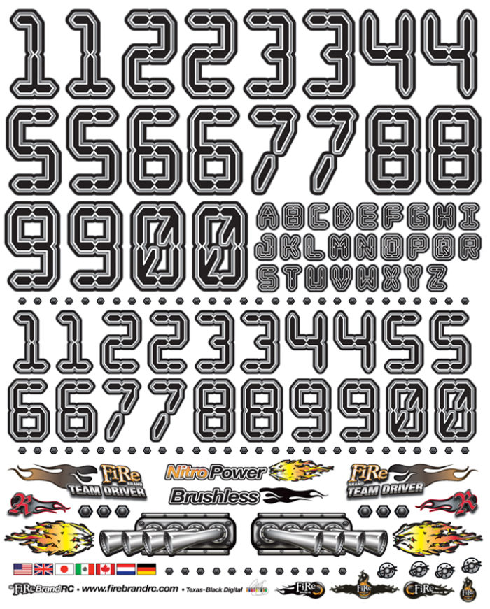 Decals & Wraps - Fire Brand RC - RC Car Wheels, Tires, Bodies and Parts ...